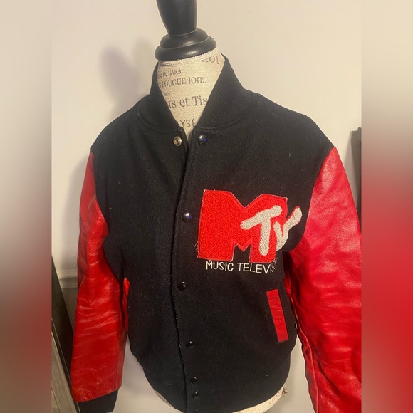 Jackets & Coats | Vintage Mtv Leather Jacket | Poshmark